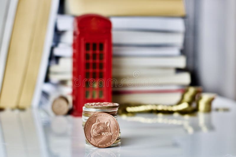 Dogecoin Brass Physical Coin Editorial Image - Image of cryptocurrency ...