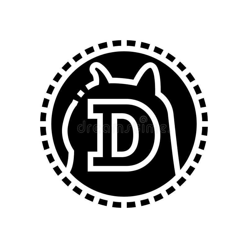 Dogecoin Cryptocurrency Coin Glyph Icon Vector Illustration Editorial ... Dogecoin Cryptocurrency Coin Glyph Icon Vector Illustration Editorial ...