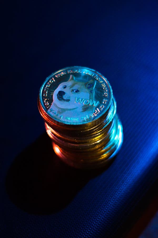 Dogecoins editorial stock image. Image of internet, paying - 219377344