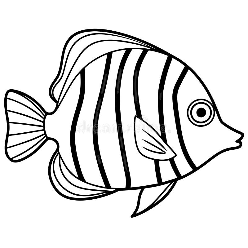 Dogfish Fish Jumps Icon Vector Stock Vector - Illustration of line ...