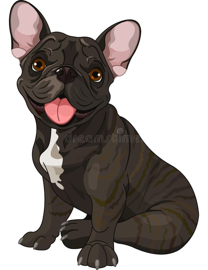 Cachorro De Tigre Blanco Lindo Ilustración del Vector - Ilustración de ...