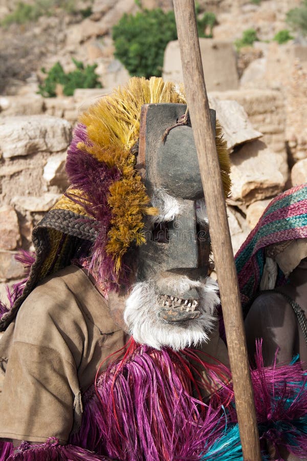 A Traditional Building in the Dogon Village of Songo, Mali, Africa ...