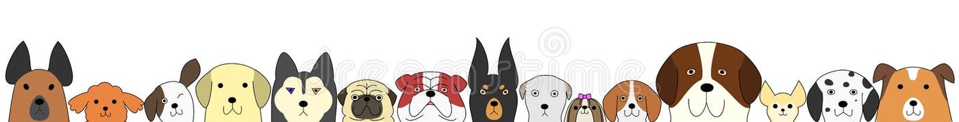 Dogs Banner Stock Illustrations – 10,345 Dogs Banner Stock ...