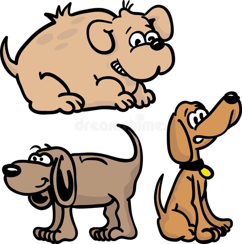 Dogs stock illustration. Illustration of isolated, furry - 32555550