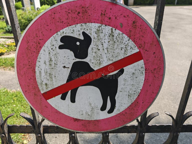 Dogs Forbidden in this Aerea Stock Image - Image of keeper, husbandry ...