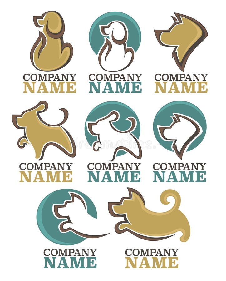 Dogs logo stock vector. Illustration of canine, funny - 60766017