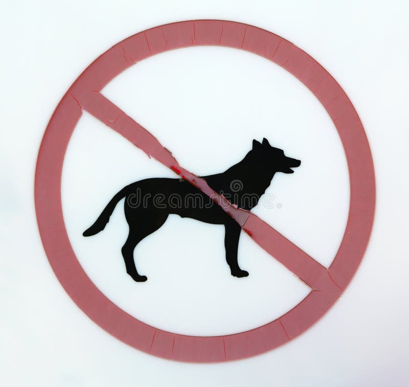 Dogs not allowed stock photo. Image of prohibited, icon - 57126252