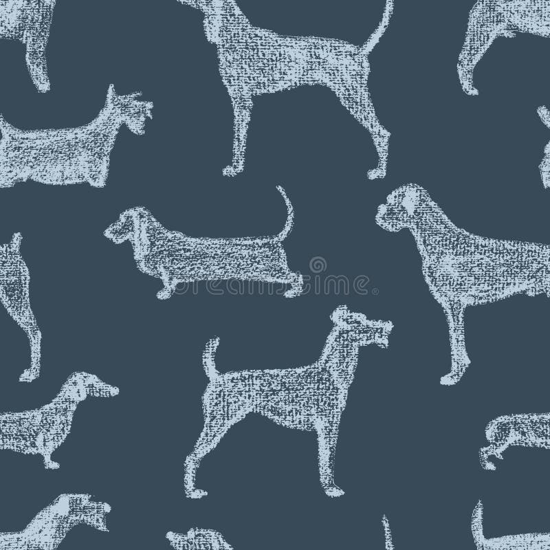 Dogs pattern stock vector. Illustration of breed, active - 66240974