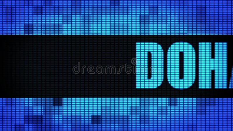 Development Front Text Scrolling LED Wall Pannel Display Sign Board Stock Footage - Video of ...