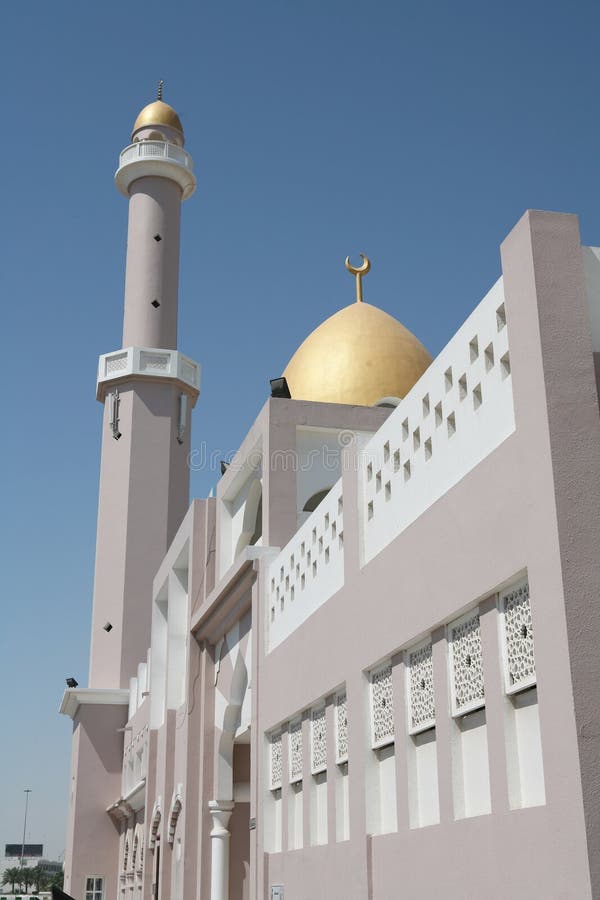 Doha mosque stock image. Image of doha, islam, qatar, arabia - 588373