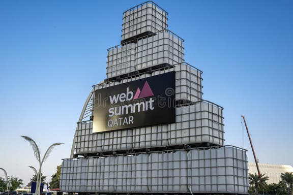 Web Summit 2025 Doha Event Logo Editorial Photography - Image of ...