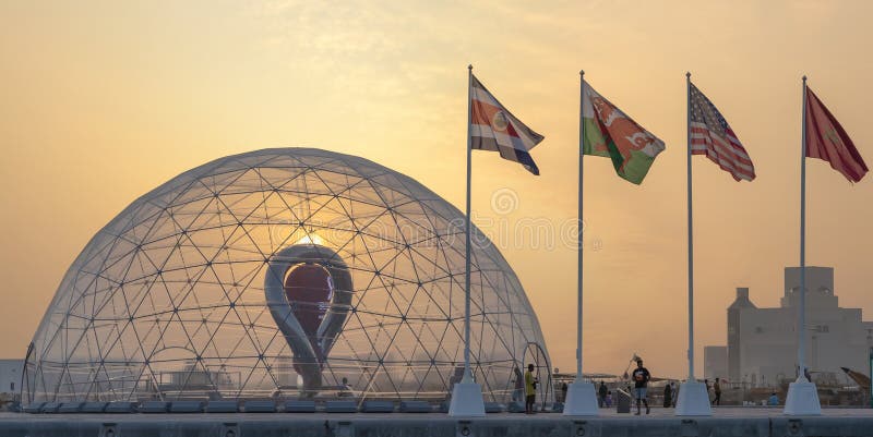Doha, Qatar- July 03, 2022 : FIFA World Cup Qatar 2022 Official ...