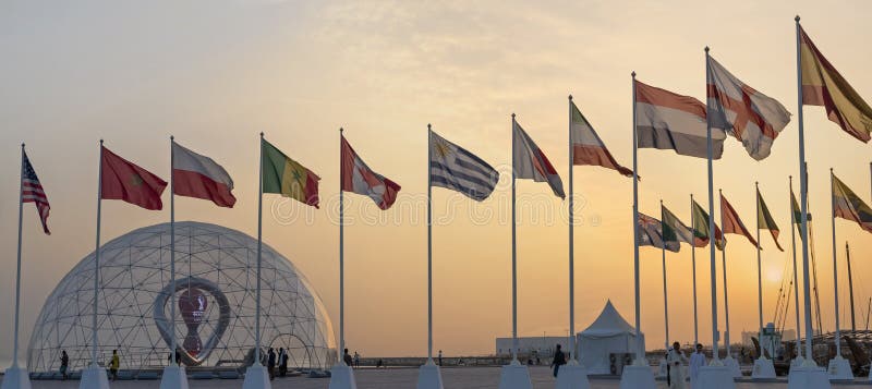 Doha, Qatar- July 03, 2022 : FIFA World Cup Qatar 2022 Official ...