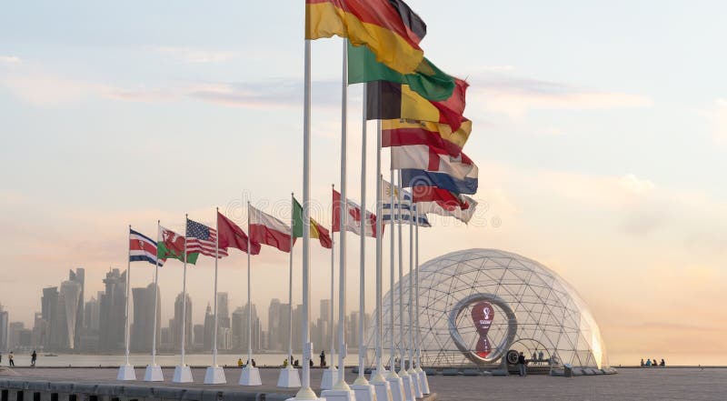 Doha, Qatar- July 03, 2022 : FIFA World Cup Qatar 2022 Official ...