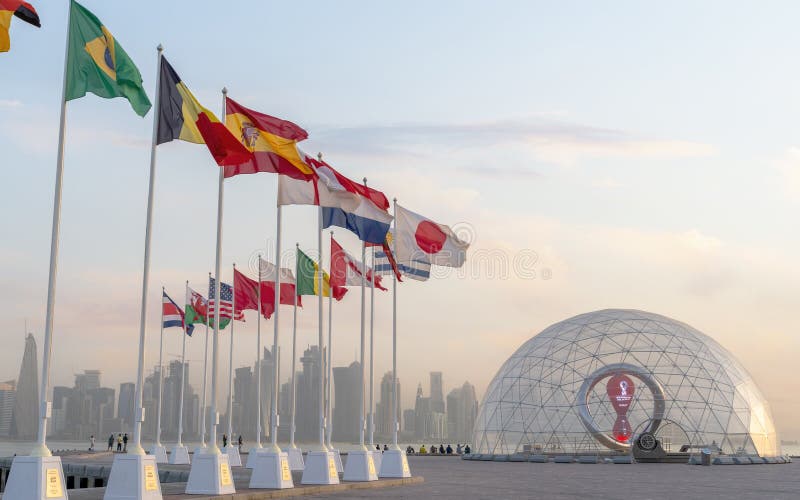 Doha, Qatar- July 03, 2022 : FIFA World Cup Qatar 2022 Official ...