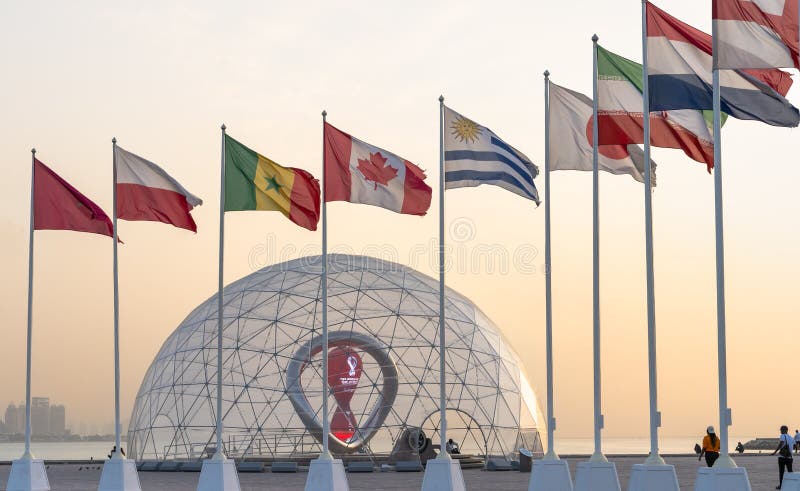 Doha, Qatar- July 03, 2022 : FIFA World Cup Qatar 2022 Official ...