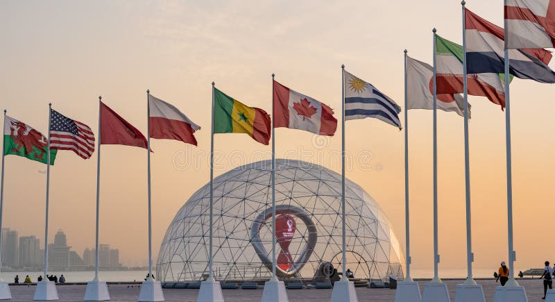 Doha, Qatar- July 03, 2022 : FIFA World Cup Qatar 2022 Official ...