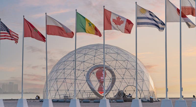 Doha, Qatar- July 03, 2022 : FIFA World Cup Qatar 2022 Official ...