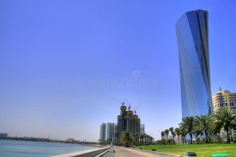 Doha (Qatar/Katar) - Horizon Fantastique Image stock - Image du ...
