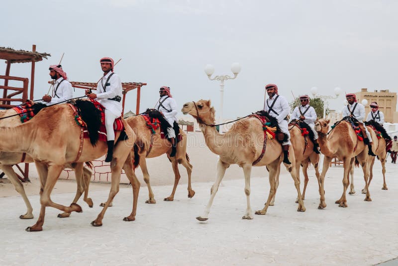 Mounted Police in Doha, Qatar Editorial Photography - Image of ...