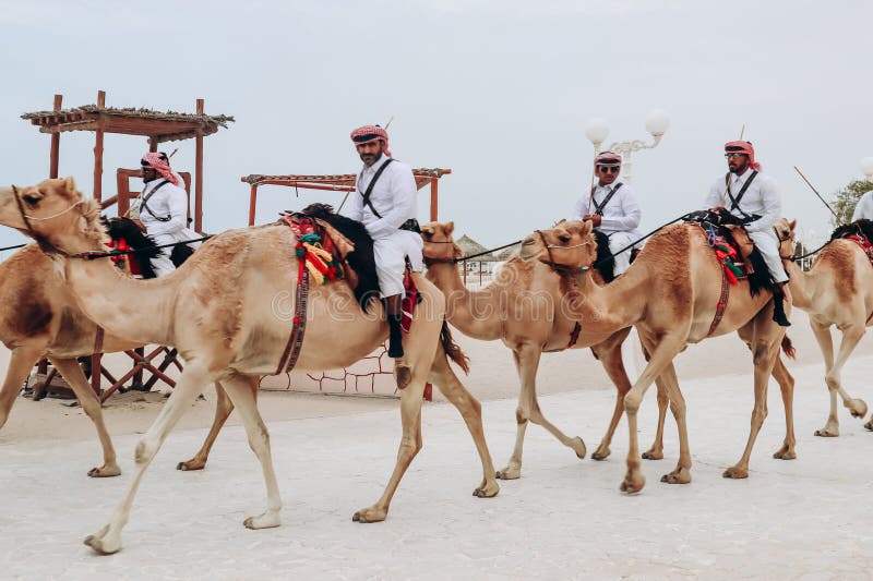 Mounted Police in Doha, Qatar Editorial Photo - Image of officers ...