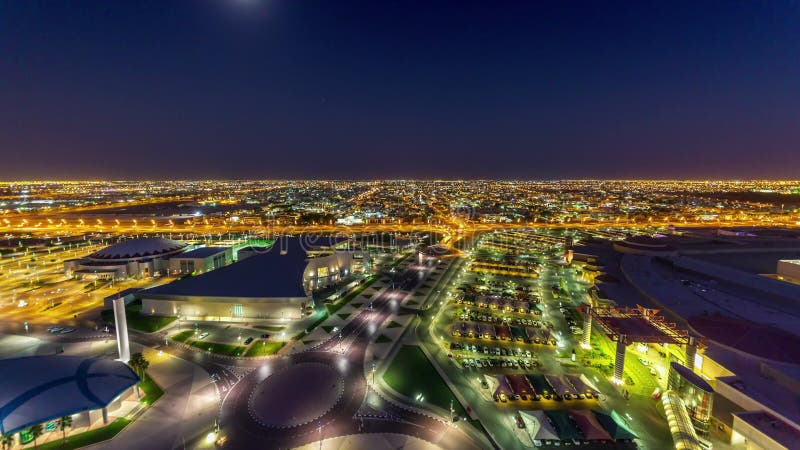 DOHA, QATAR - OCTOBER 25, 2024: Stunning Aerial View of Doha S ...