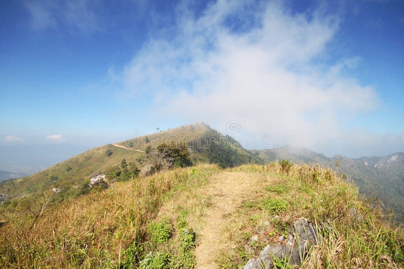 Doi Pha Tang Chiang Rai Thailand Stock Image - Image of tourism ...