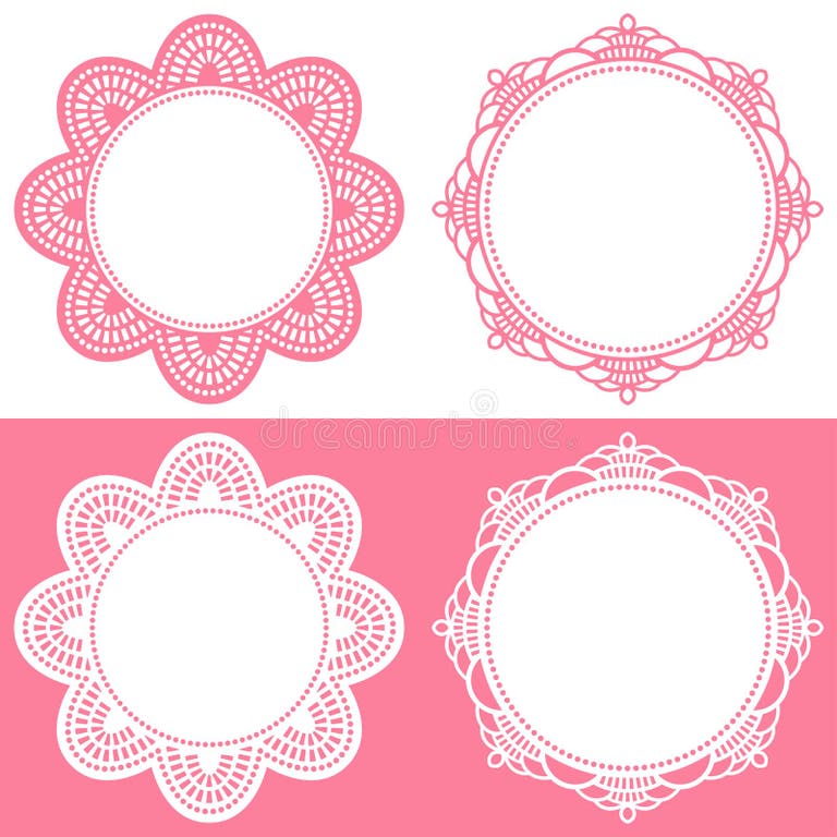 Doily Stock Illustrations – 24,017 Doily Stock Illustrations, Vectors ...