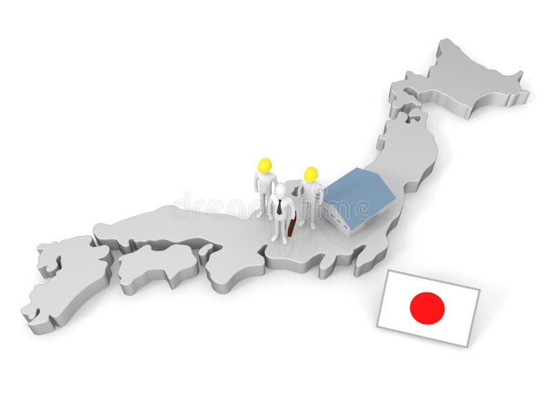 Doing business in Japan stock illustration. Illustration of japan ...