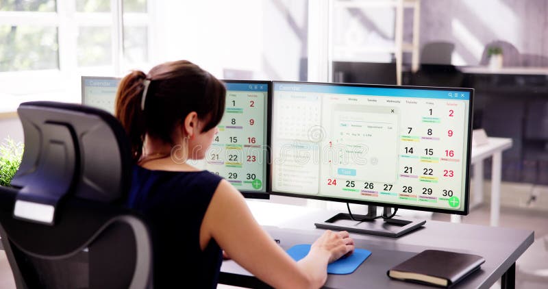 Doing Calendar Schedule Planning. Business Agenda Stock Photo - Image ...