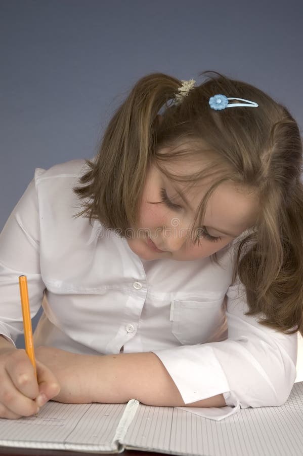 Homework ! stock image. Image of learn, uniform, learning - 588685