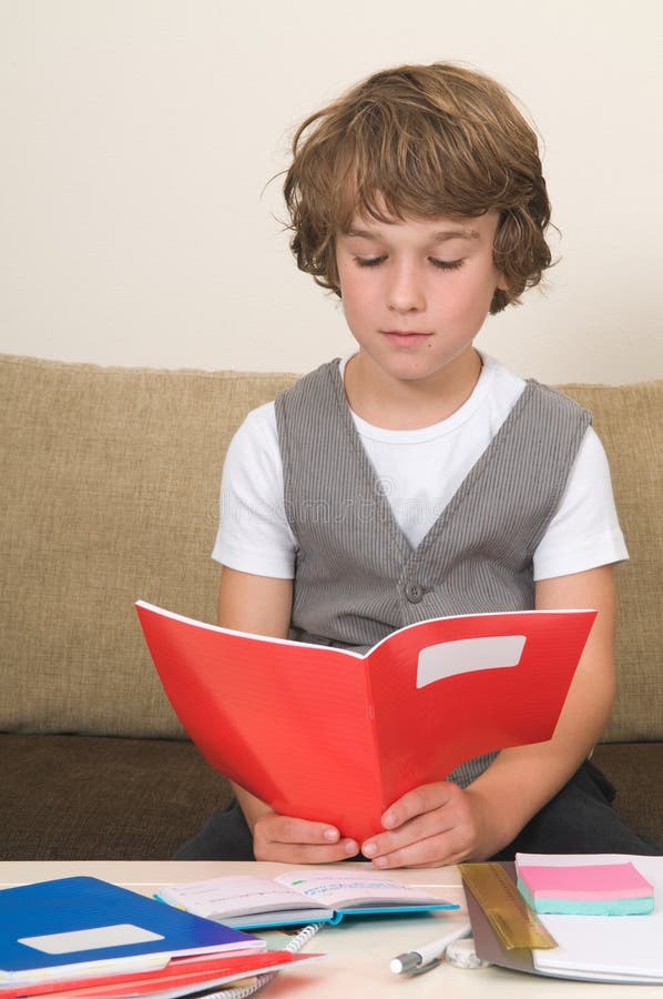 Doing homework stock photo. Image of person, motivated - 21215244