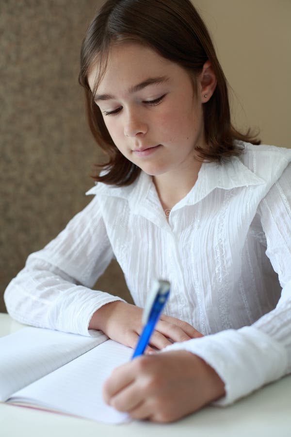 Doing homework stock photo. Image of knowledge, education - 2707632