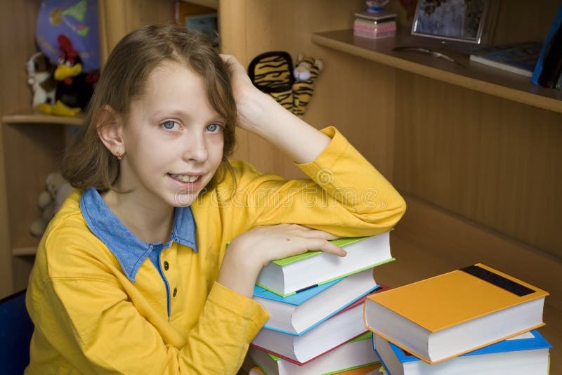 Doing homework stock photo. Image of learn, concentrating - 4295014