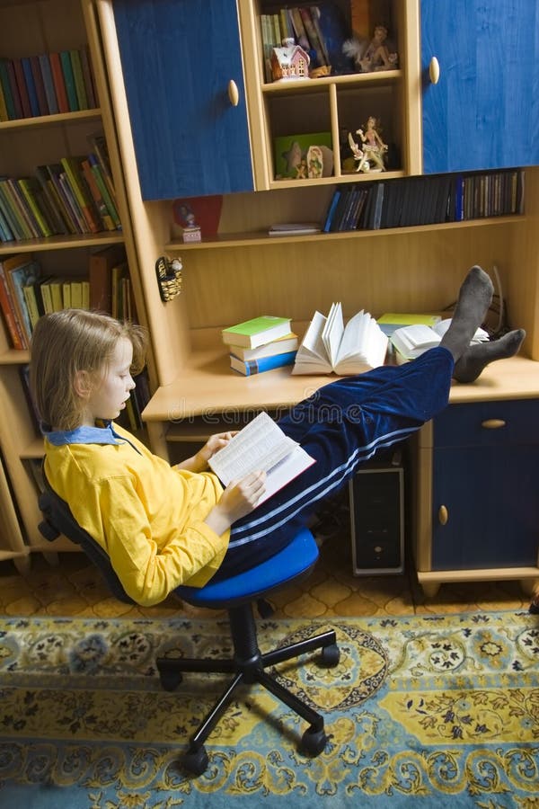 Doing homework stock photo. Image of learn, concentrating - 4295014