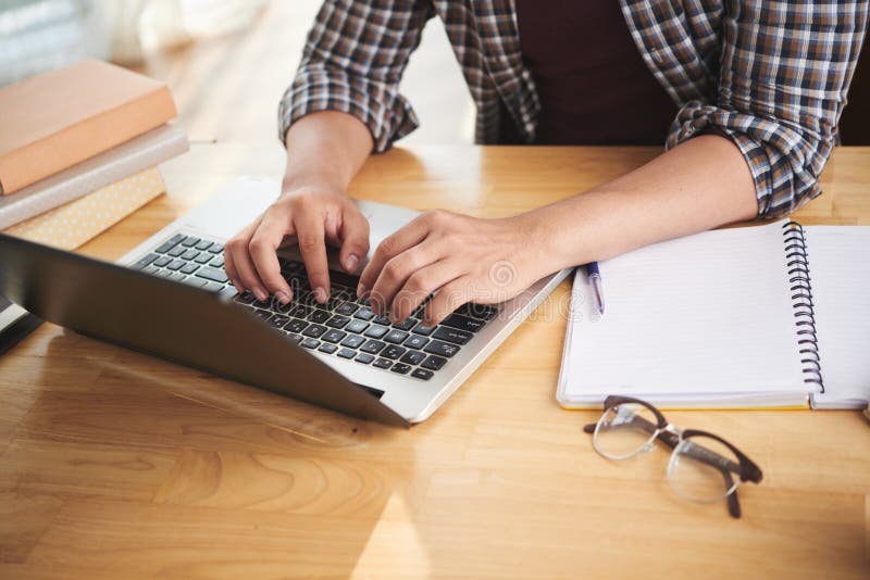 Doing homework stock photo. Image of education, networking - 92297754