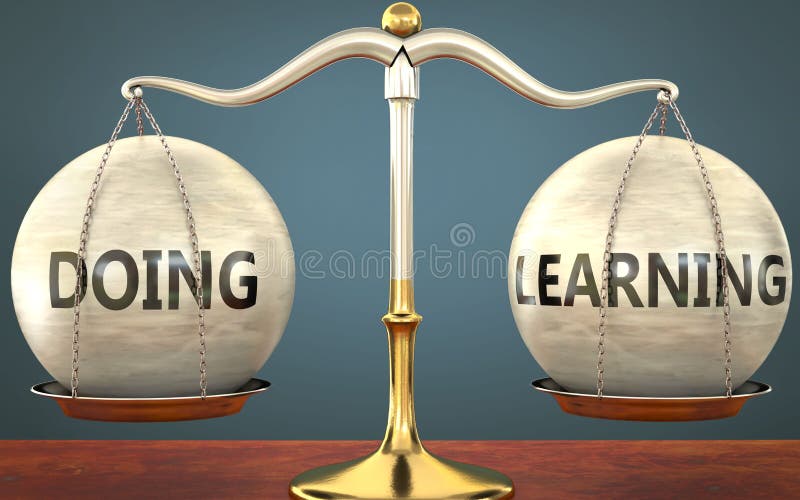 Doing and Learning in Balance - Pictured As Words Doing, Learning and ...