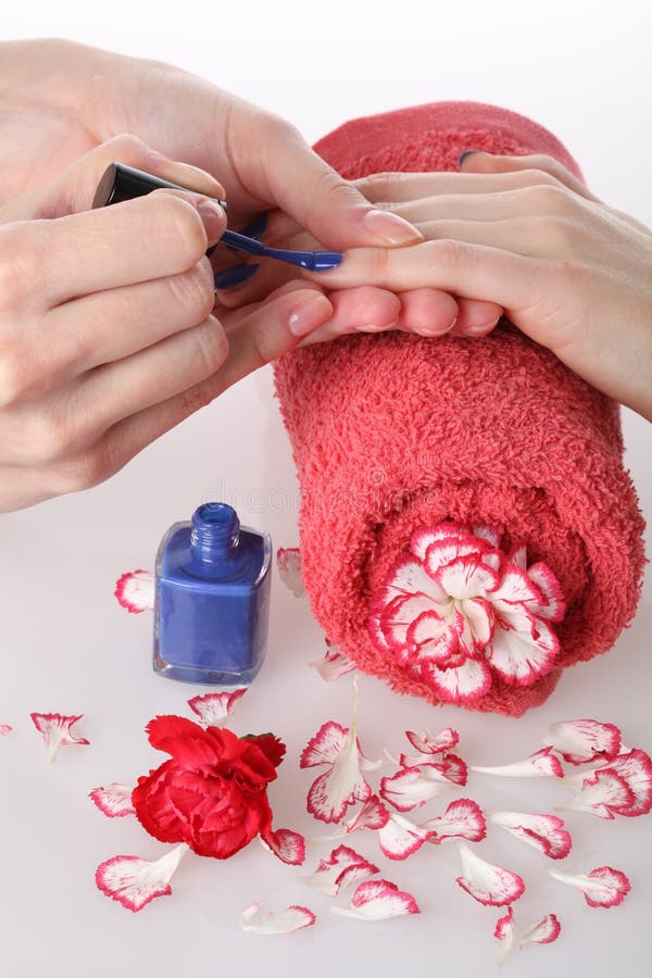 Doing nails stock photo. Image of color, care, fashion - 28384804