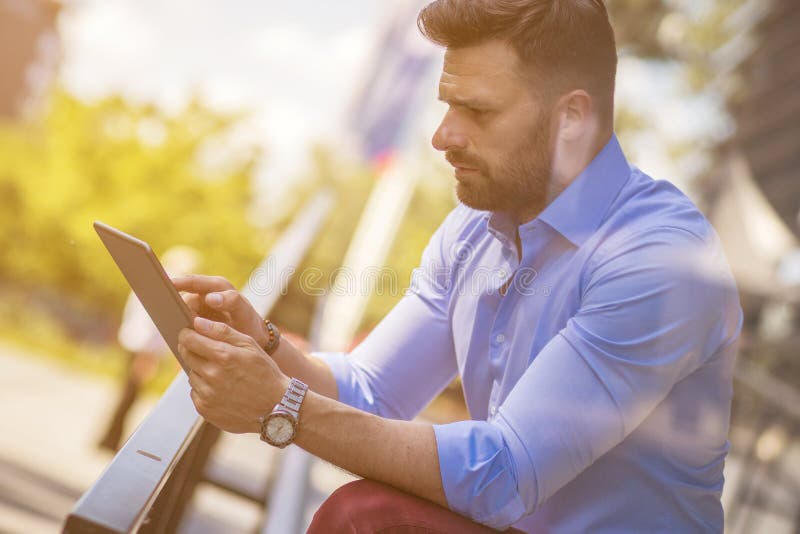 Doing some work stock photo. Image of industry, digital - 160450854