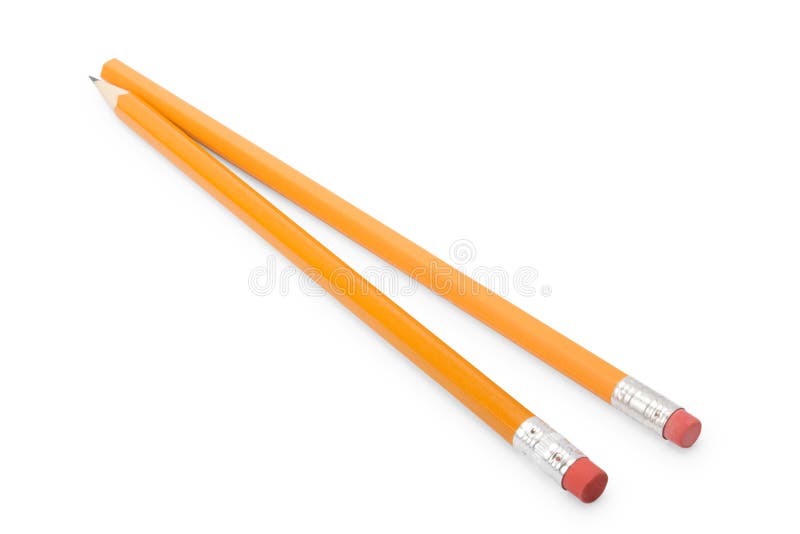 Dois lápis imagem de stock. Imagem de horizontal, grafita - 18371389