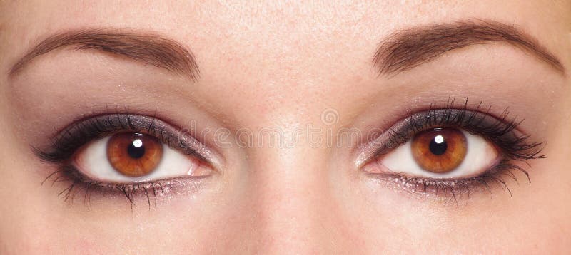 Dois Olhos Imagens de Stock Royalty Free - Imagem: 14086399