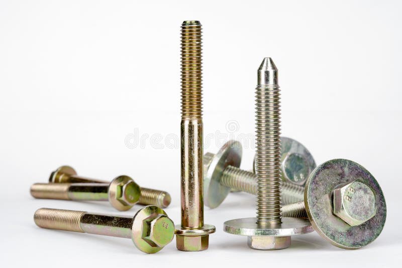 Dois Tipos De Parafusos Da Finalidade Especial Foto de Stock - Imagem ...