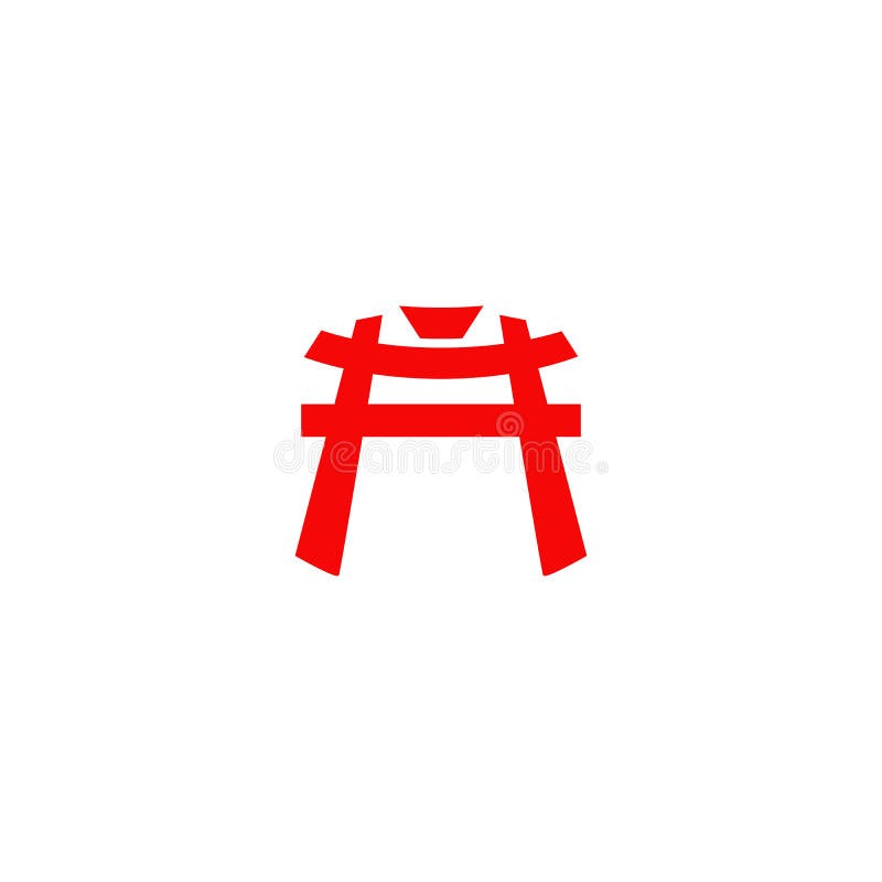 Dojo-Symbol-Design-Vorlage vektor abbildung. Illustration von asien ...