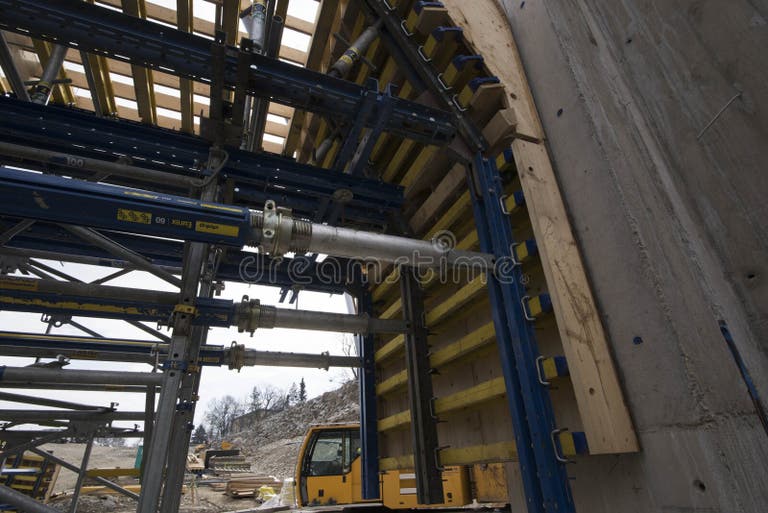 Doka Formwork on the Construction Side Editorial Stock Photo - Image of ...