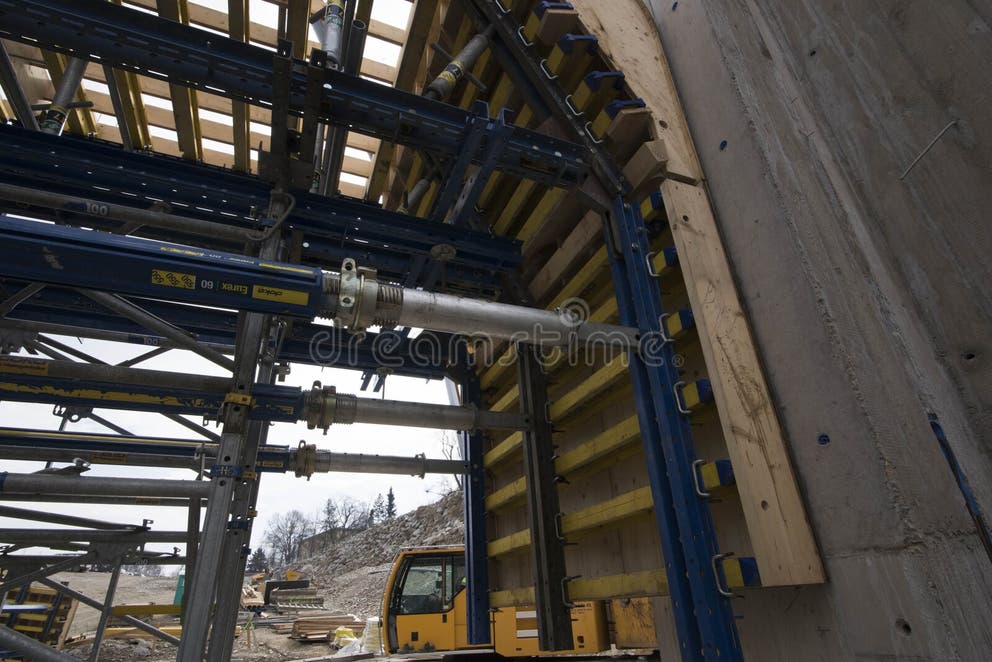 Doka Formwork on the Construction Side Editorial Stock Photo - Image of ...