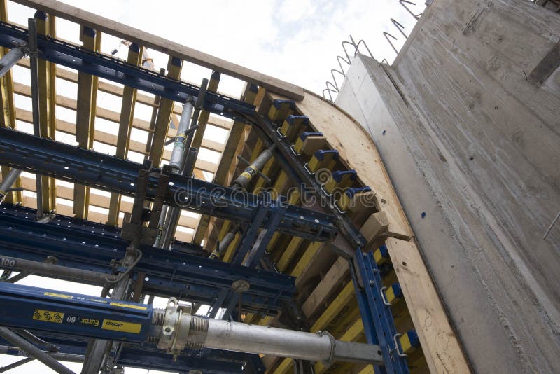 Doka Formwork on the Construction Side Editorial Image - Image of ...