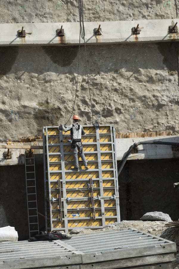 Doka Formwork on the Construction Side Editorial Image - Image of ...