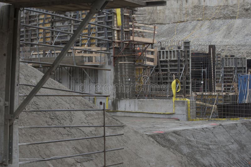 Doka Formwork on the Construction Side Editorial Stock Photo - Image of ...