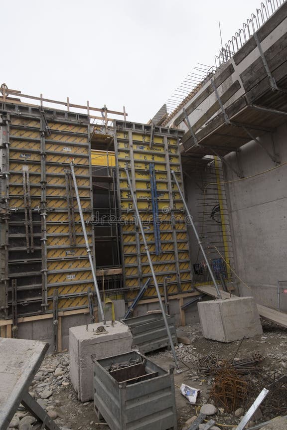 Doka Formwork on the Construction Side Editorial Photo - Image of ...