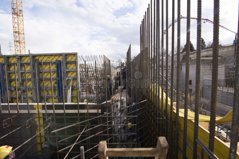 Doka Formwork on the Construction Side Editorial Image - Image of ...